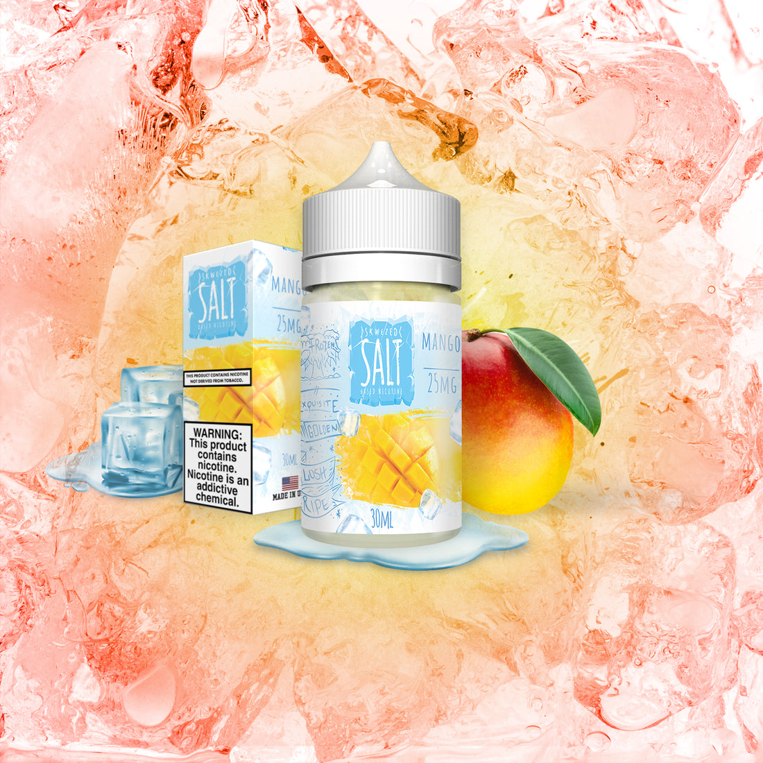 30ml - Skwezed Ice Salt NTDN - Mango ICE